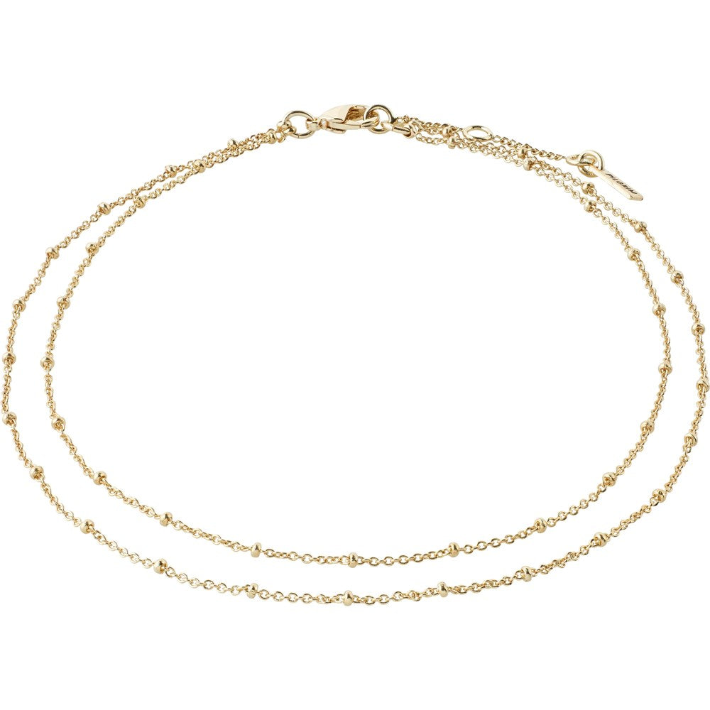Elka Ankle Chain 2-In-1 - Gold Plated– Pilgrim Jewellery New Zealand
